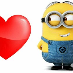 Minions Love Heart